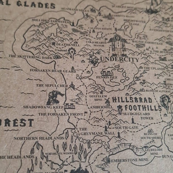 Voyage of the Muntjac Map of Fillory & Further, the Magicians King Map ...
