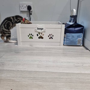 Personalised Toy Box With Lid Dog Box Gift Box Dog Crate - Etsy