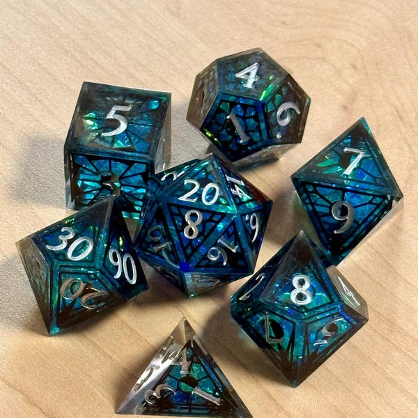Galaxy Dice, Planet Dice, Astronomy, Dnd Dice Set, Space Themed Dice ...