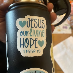 Christian Pro Life Sticker, Baby Sticker for Laptop, Notebook, Journal ...