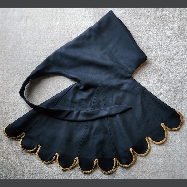 Medieval Woolen Chaperone, 13th - 15th Century Chaperon Hood ...