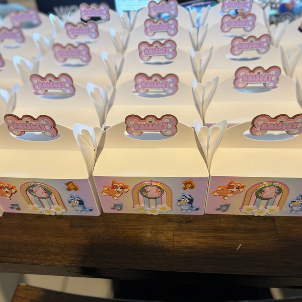 Bluey- 3D Goodie Box/favor Box - Etsy