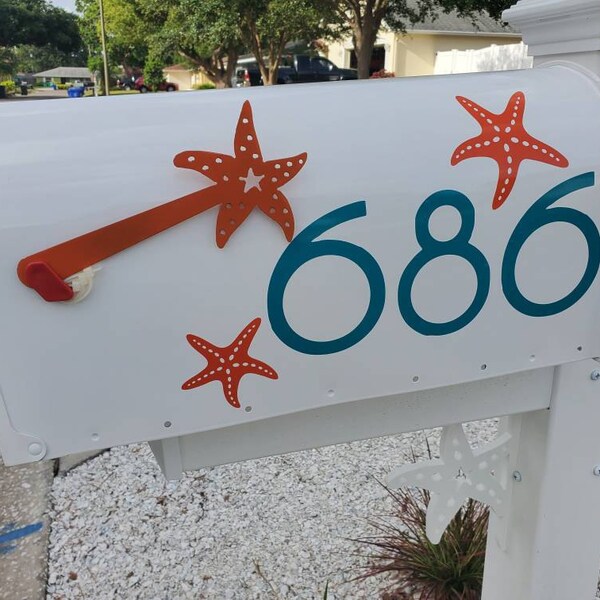 Starfish Mailbox Flag - Etsy