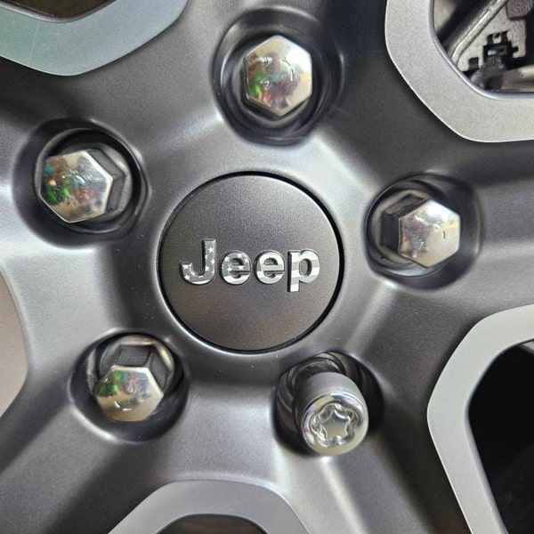 Holographic Sequins Jeep Emblem Sticker Decal, Wrangler JK, TJ, JL ...