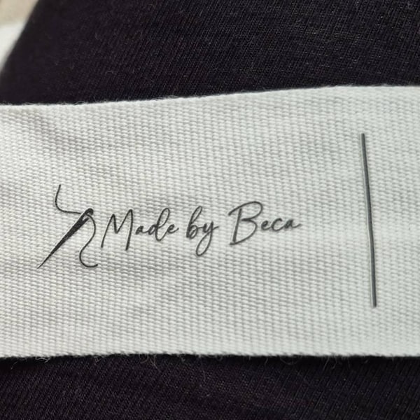 Custom Cotton Labels for Handmade Items – Personalized Fabric Tags for ...