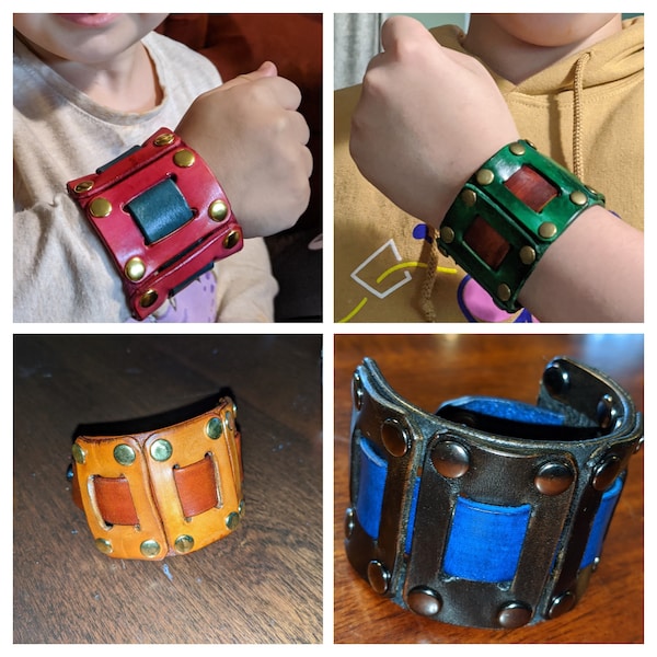 Cosplay Wrist Cuffs Pattern: Leather Bracers DIY PDF Download - Etsy