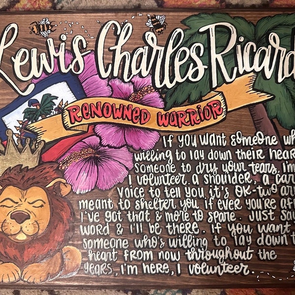 Hand-painted Name Meaning Sign/scripture/child's Personalized Name Sign ...