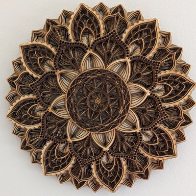 Torus-wooden Sacred Geometry Mandala Wall Hanging - Etsy