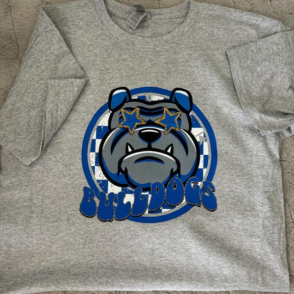 Bulldogs Preppy Mascot Png | Digital Download | Vegas Gold Black ...