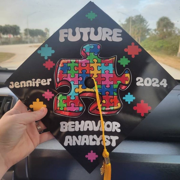 Printable Grad Cap Topper, DIY Graduation Cap Topper, Custom Grad Cap ...