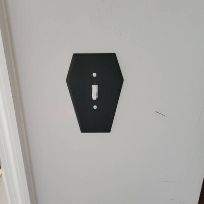 Coffin Light Switch Cover / Gothic Home Decor / Spooky Halloween Switch ...