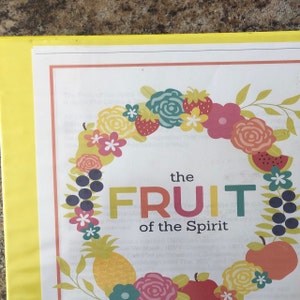 PRINTABLE Fruit of the Spirit Bible Activity Pack Bible Activity Kids ...