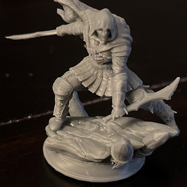 Elf Pinup Female Fighter Polearm Master Gladiator PC or NPC 28mm, 32mm ...