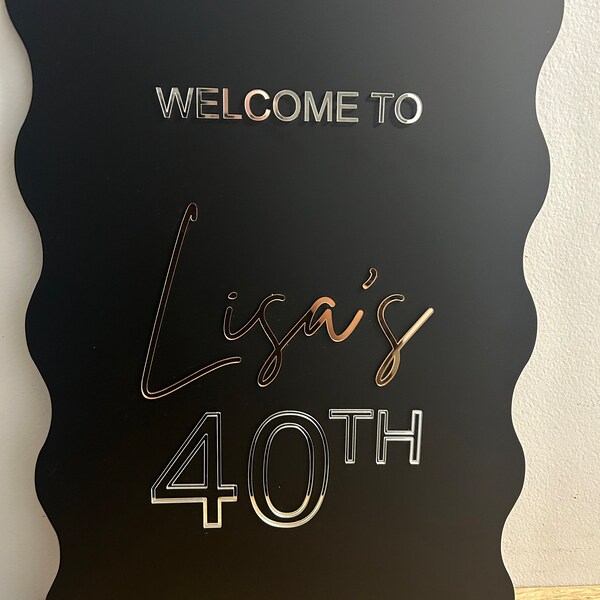 Acrylic Wave Sign | Wave Signage | Wave Sign - Etsy Australia