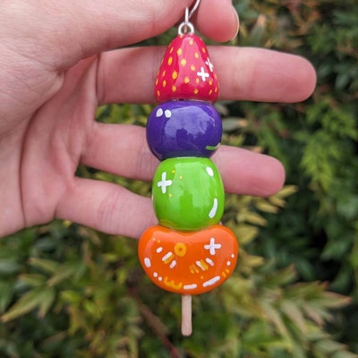 Tanghulu Handmade Miniature Clay, Polymer Clay Food, Fruit Figure - Etsy