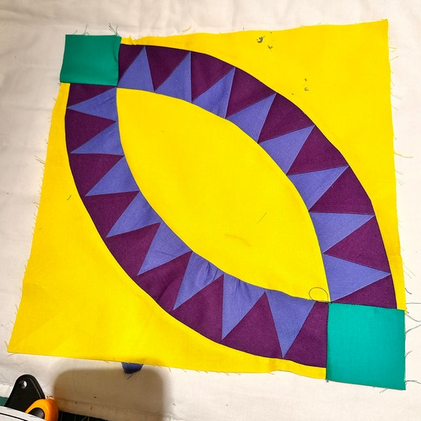 Pickle Dish Quilt Block Template - Etsy