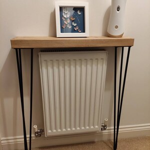 Rustic Radiator Shelf Console Table - Etsy UK