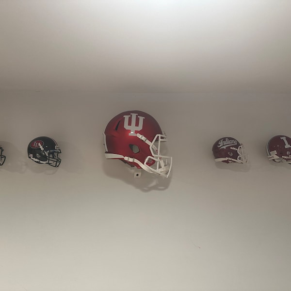 Full Size Floating NFL Replica Football Helmet Wall Mount Display ...