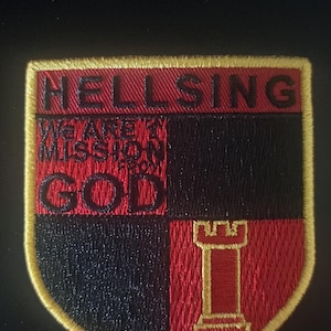 Hellsing Shield Cosplay Patches, Qty 2 - Etsy