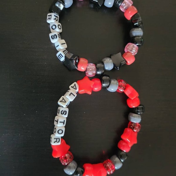 Hazbin Hotel Fanmade Bracelet Kandi - Etsy