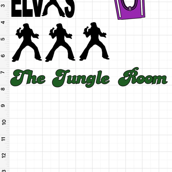 Elvis Shadow Box, Light Box. SVG and PNG Digital Download Only - Etsy