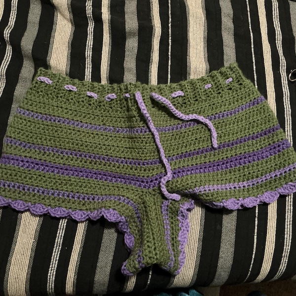 Crochet Mini Shorts Pattern - Etsy