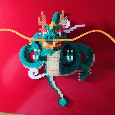 DIY Dragon 3D Perler Bead Pattern Tutorial - Etsy