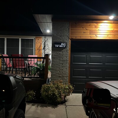 Lighted House Number Sign, Solar or Electric Vertical Home Address Sign ...