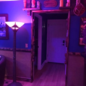 Pair of Handmade Carved Wood Mug Witco Style Tiki Shelves - Etsy