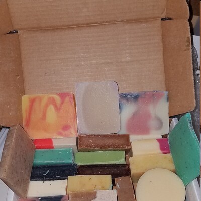 Soap Ends and Extras Box, Soap Odds and Ends, Soap Samples, Soap Grab ...