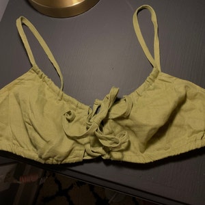 Linen Bras/ Linen Sleepwear/ Linen Home Wear/ Home Wear Bra/ Summer ...