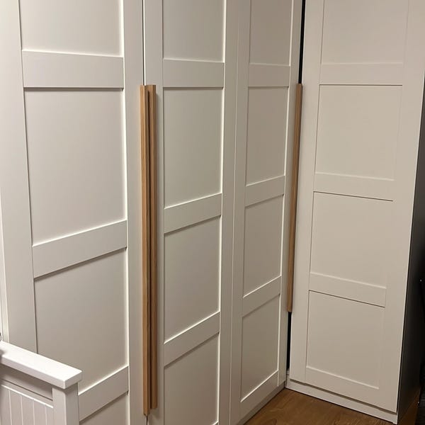 Minimalist Oak Handles, Ikea Pax Upgrade, New Design, 95-110cm - Etsy