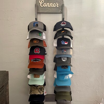 Cap Rack , Rack for 20 Caps, Custom Cap Rack , Cap Rack 3D, Personalize ...