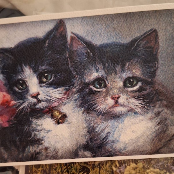 Vintage Style Cat Postcards - 24 Retro Style Postcards With Cats ...