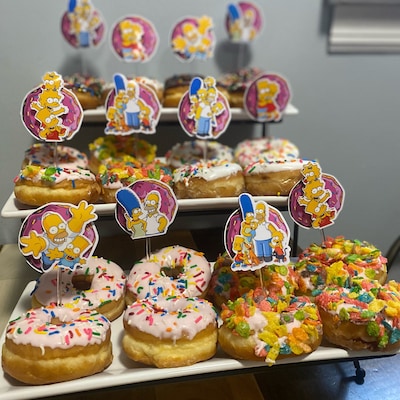 The Simpsons Birthday Banner, the Simpsons Party Decorations, Simpsons ...