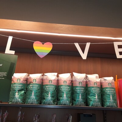 Rainbow Pride Love Banner LGBTQ Rainbow Party Decor Pride Garland Love ...