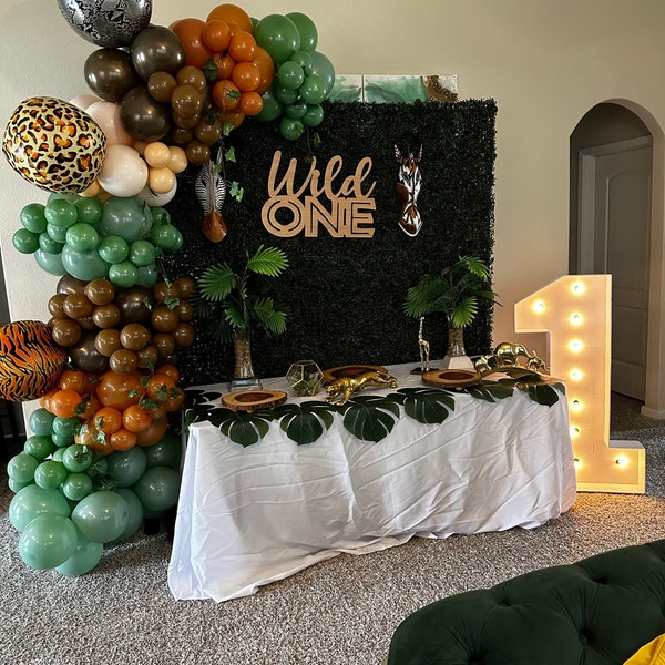 Wild One Sign, Party Backdrop Sign, Boy First Anniversary Banner ...