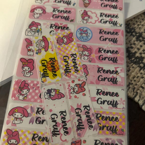 PONY Waterproof Name Label, School Label, Waterproof Label, Daycare ...