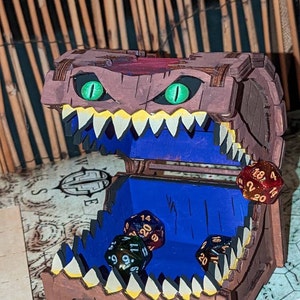 Dice Vault Moon Phase Dice Box Celestial Tabletop Gaming TTRPG RPG ...