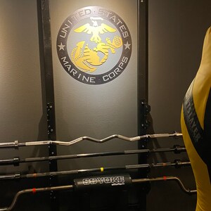 US Marine Corps Metal Sign Authorized Seller for USMC Logo USMC Sign ...