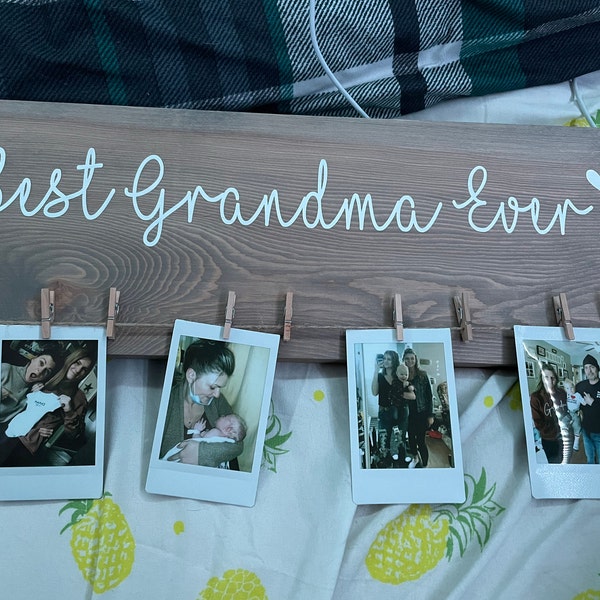 Best Grandma Ever Sign | Grammy | Nana | Grandpa | Grandparents | Photo ...