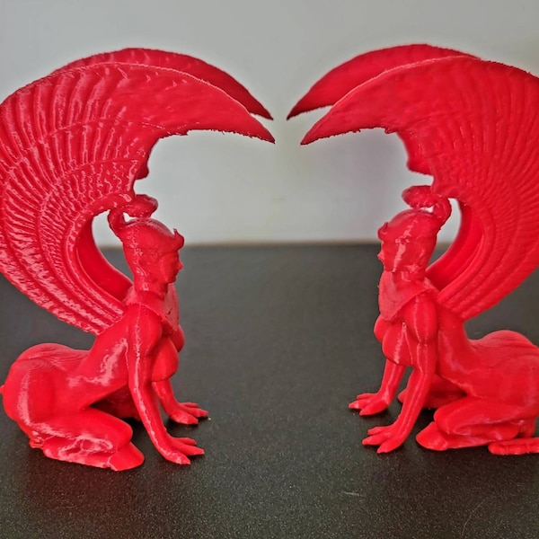 Neverending Story Sphinx Statue Figurine Book End Southern Oracle Gate ...