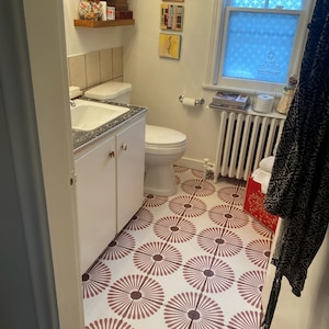 Hexagon Tokyo Tile Wall Stair Floor Self Adhesive Vinyl Stickers ...