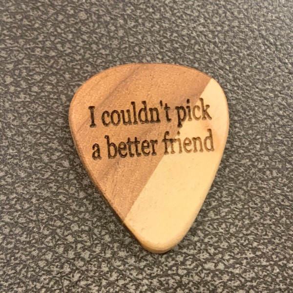 Hand Made Wooden Guitar Pick - Multi-wood Guitar Pick - Custom Guitar ...