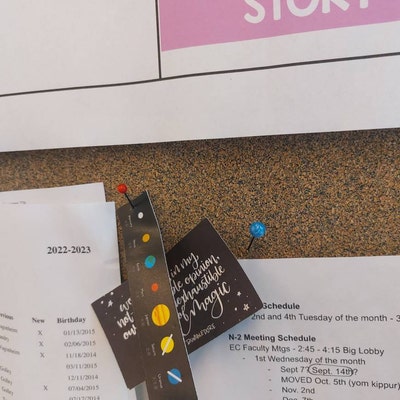 Planet Pins Hand-painted Solar System Stationery push Pins for Your ...