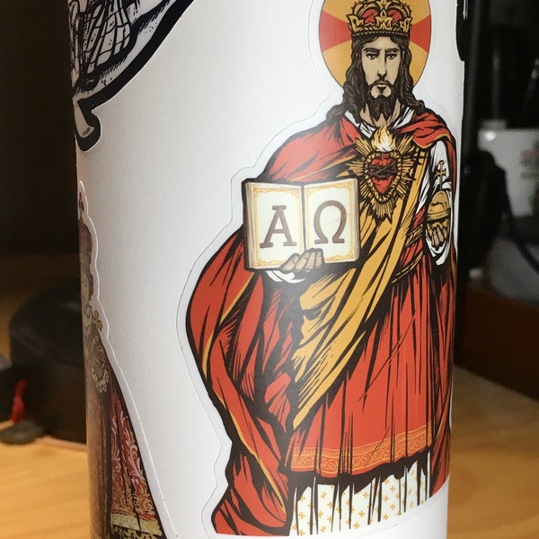 Large 4 Ave Christus Rex Sticker - Etsy