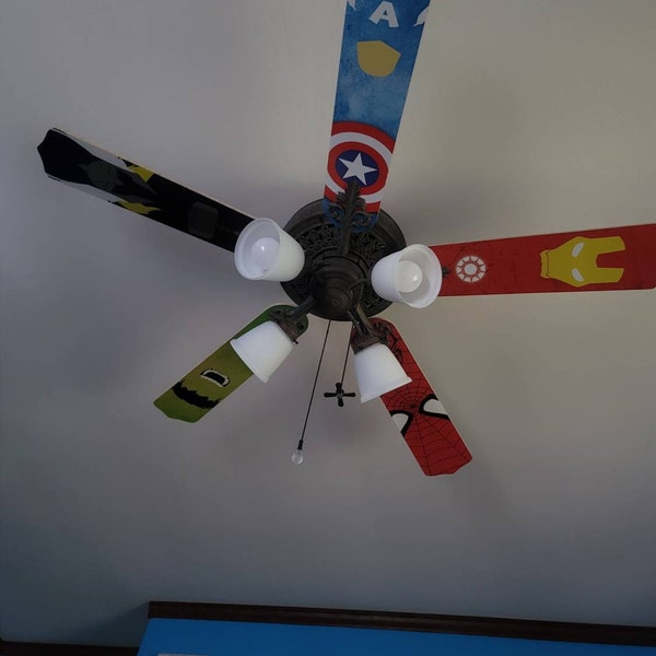 Superhero Minimalist Fan Blades - Etsy