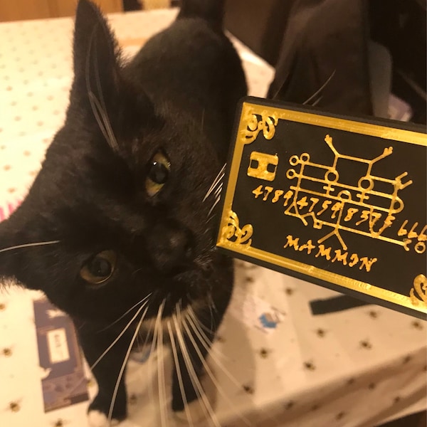 Obey Me! Mammon ‘goldie’ Credit Card - Etsy