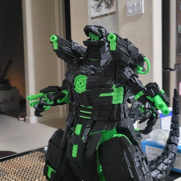 Mecha Godzilla Articulated - 3D Print - Etsy