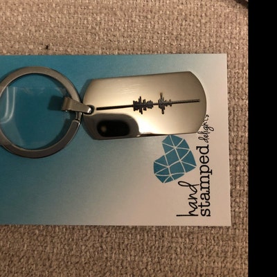 Engraved Sound Wave, Personalized Gift for Him, Christmas Gift for ...